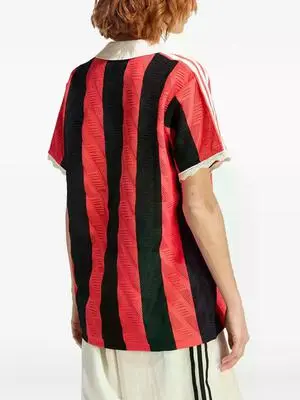 Adidas Striped Short-sleeve Polo