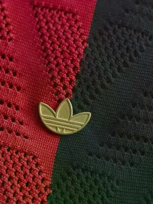 Adidas Striped Short-sleeve Polo