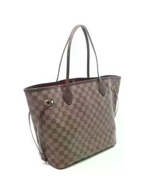 LOUIS VUITTON Neverfull Mm Damier Ebene Tote Bag