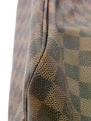 LOUIS VUITTON Neverfull Mm Damier Ebene Tote Bag