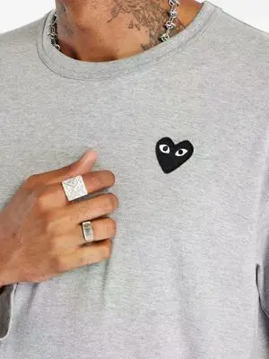 Play Comme Des Garcon Heart Logo Long-sleeve T-shirt
