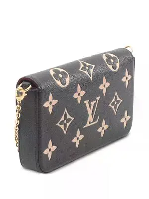 LOUIS VUITTON 2021 Monogram Empreinte Félicie Chain Clutch