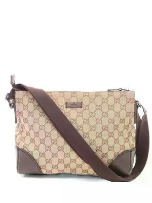 Gucci Gg Canvas Crossbody Bag - Neutrals
