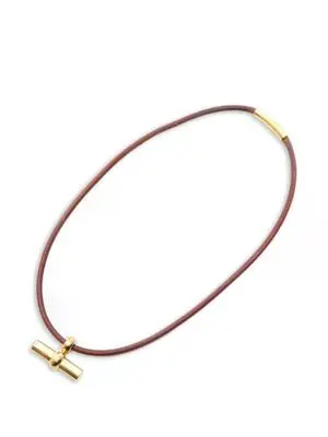 Hermès Glennan Leather Choker - Gold