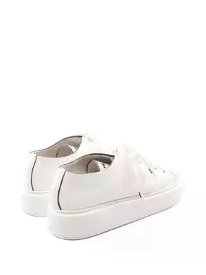 Prada Leather Platform Sneakers
