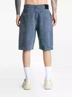 DAILY PAPER Monogram Print Washed Shorts