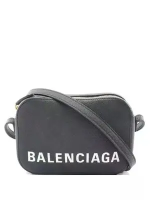 Balenciaga Xs Ville Camera Cross Body Bag - Black