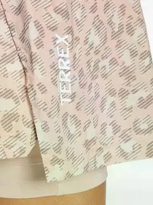Adidas Terrex Xploric Leopard-print Shorts