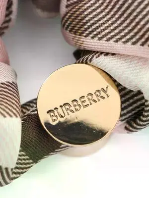 Burberry Check Ruched Scrunchie