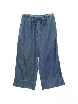 Valentino Garavani 2010s Vlogo Wide Leg Jeans - Blue
