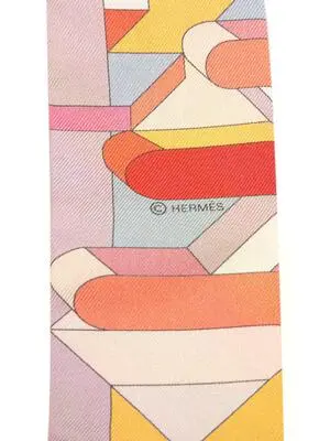 Hermès 2000-2026 Perspective Cavaliere Silk Twilly Scarf Scarves