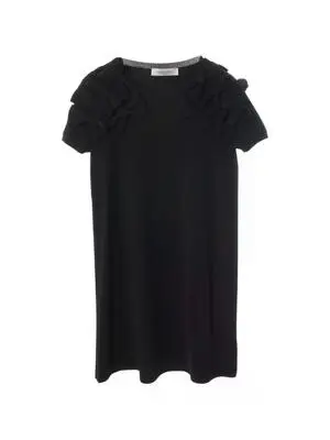 Valentino Garavani Ribbon Knit Dress - Black