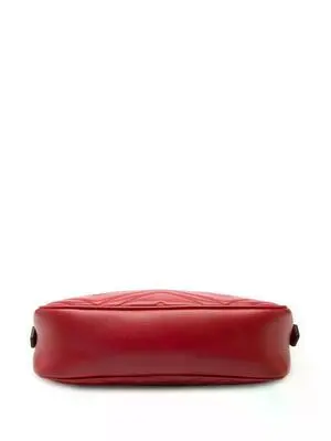 Gucci Gg Marmont Matelassé Leather Crossbody Bag - Red