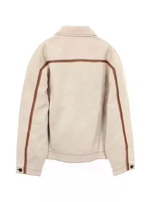 Miu Miu Jacquard Blouson Jacket - Neutrals