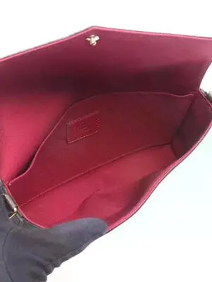 LOUIS VUITTON Monogram Pochette Felicie Crossbody Bag - Brown