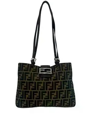 Fendi Zucca Canvas Tote Bag - Brown