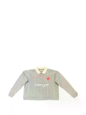 ASTRUM Pinstriped Polo Shirt - Grey