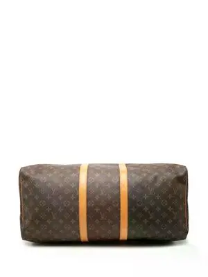LOUIS VUITTON Monogram Keepall 55 Travel Bag