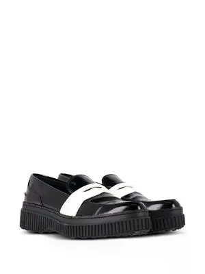 TOD'S Platform Penny Loafers