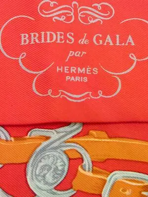 Hermès 1990-2000 Bride De Gala Silk Twilly Scarf Scarves