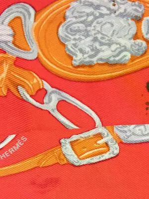 Hermès 1990-2000 Bride De Gala Silk Twilly Scarf Scarves