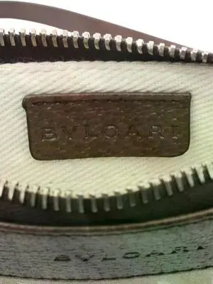 BVLGARI Logomania Canvas Crossbody Bag - Neutrals