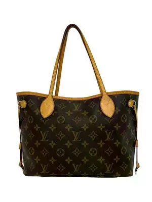 LOUIS VUITTON Monogram Neverfull Pm Tote Bag - Brown