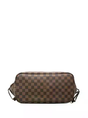 LOUIS VUITTON Damier Ebene Neverfull Mm Tote Bag