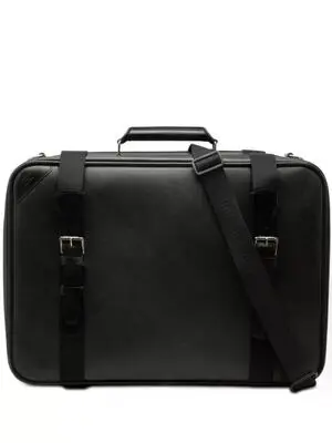 LOUIS VUITTON Taiga Leather Satellite 53 Luggage Travel Bag - Black