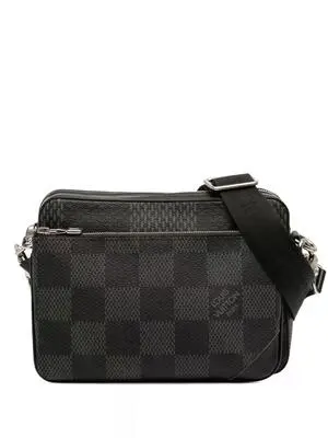 LOUIS VUITTON Damier Graphite 3d Trio Messenger Bag - Black