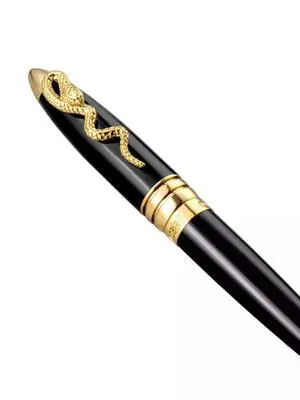 Roberto Cavalli Logo-motif Ballpoint Pen - Black