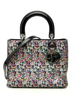 Dior Medium Lady Satchel - Black