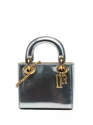 Dior Mini Lady Satchel - Silver