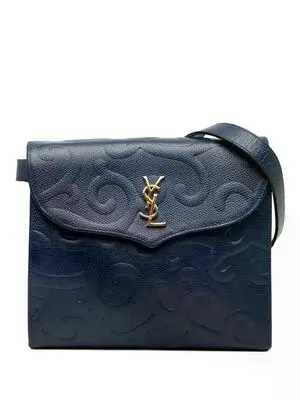 Saint Laurent Arabesque Crossbody Bag - Blue