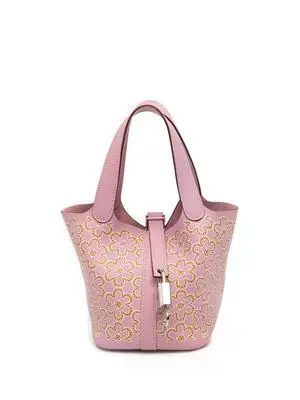 Hermès Lucky Daisy Picotin Lock 14 Handbag