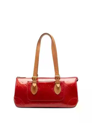 LOUIS VUITTON Monogram Vernis Rosewood Avenue Shoulder Bag - Red