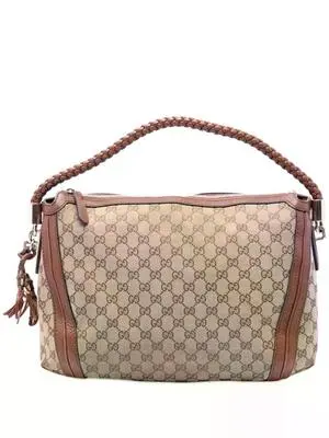 Gucci Gg Canvas Bella Shoulder Bag - Neutrals