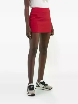 Roberto Cavalli Logo Plaque Miniskirt