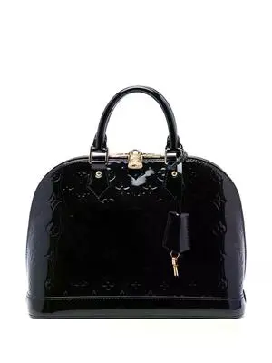 LOUIS VUITTON Monogram Vernis Alma Pm Satchel