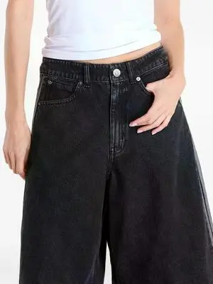 Adidas Firebird Side-stripe Denim Shorts