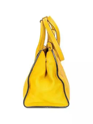 Prada Grained Leather Tote Bag