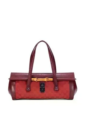 Gucci Bamboo Bullet Shoulder Bag - Red