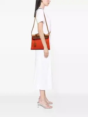 Hermès Toile Herbag Zip 31 Satchel
