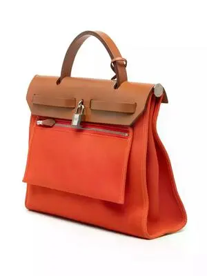 Hermès Toile Herbag Zip 31 Satchel