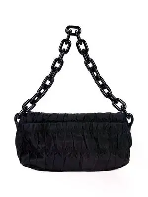 Prada Tessuto Gaufre Chain Shoulder Bag