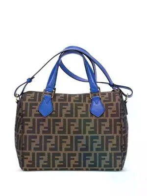 Fendi Zucca Boston Handbag