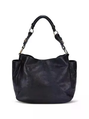 Prada Grained Leather Side Pocket Shoulder Bag