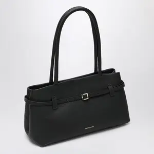 Manu Atelier Buckled Shoulder Tote Bag - Black