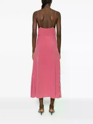 Chloé Lace Detail Midi Dress