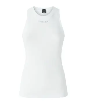 Pinko Logo Printed Tank Top